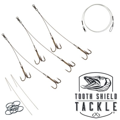 3 Pack Musky Quick Strike Sucker Harness Rig Muskie Sucker 175 lb. | eBay