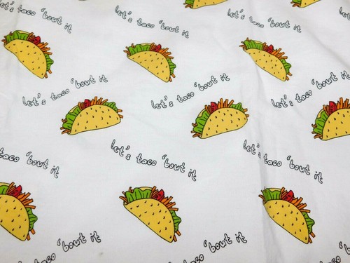 Let's Taco Bout It Twin Flat Bed Sheet with 2 Pillowcases Dreamsetter ...