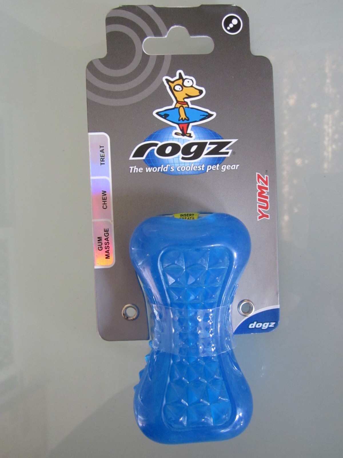 Rogz Yumz Treat Dispenser Dog Toy - Blue - Small for sale online | eBay
