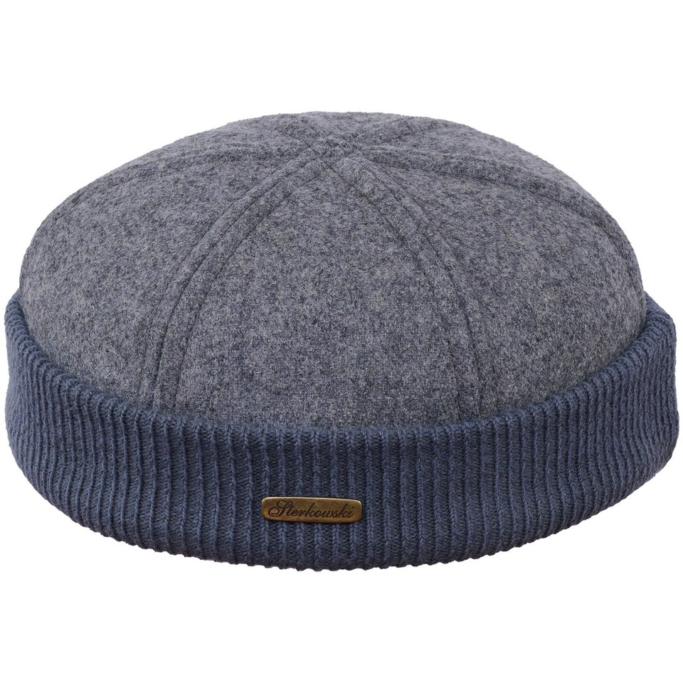 Sterkowski NAVY WATCH Woolen Cloth Beanie Cap Winter Docker Fisherman ...