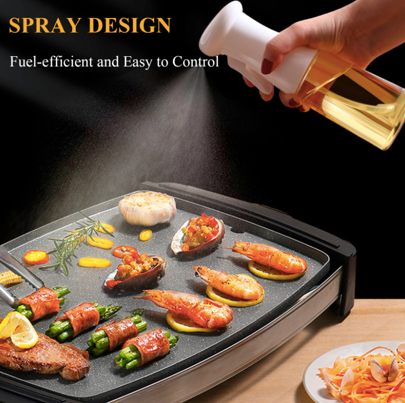 Oil Sprayer for Cooking Olive Oil Spray Bottle Spritzer, Food Grade PET ...