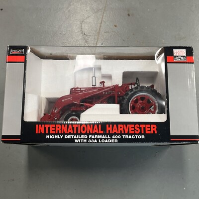 SpecCast International Harvester Farmall 400 Tractor w/33A Loader 1/16 ...
