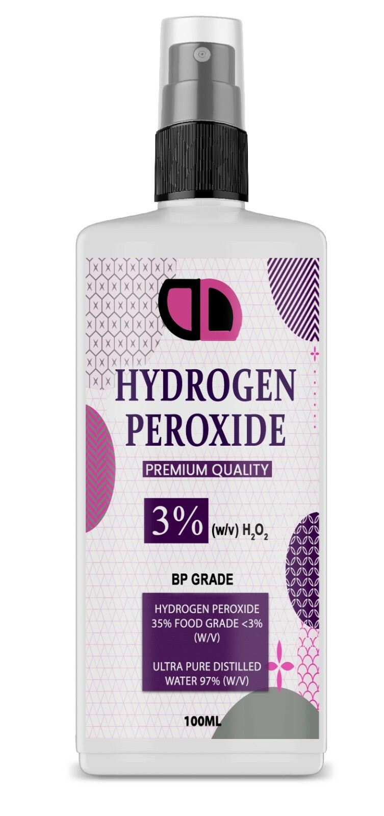 Hydrogen Peroxide 3% Food Grade SPRAY / CAP Premium Quality Shipped ...