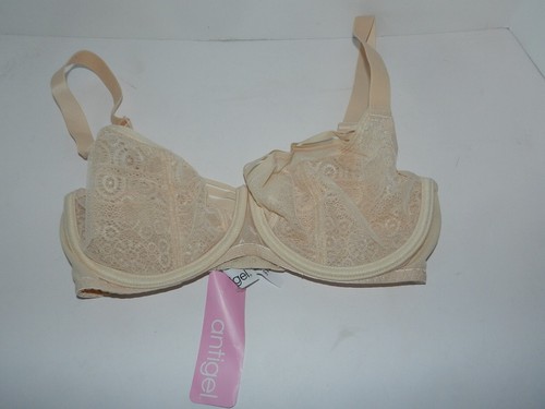 Womens Antigel 30G Sexy teasing sensualite douceur bra beige underwire ...