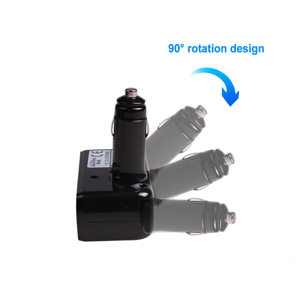 Dual USB Car Charger Cigarette Lighter Double Power Adapter Socket ...