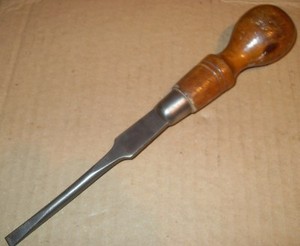 Vintage Wooden Handled Screwdriver Marked 268 - Total Length 9 1/2" | eBay