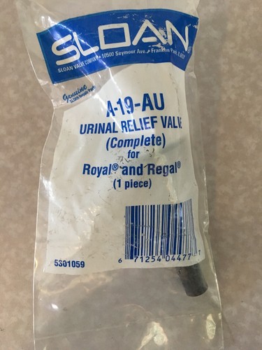 Sloan A-19-AU 5301059 Urinal relief valve black New | eBay UK
