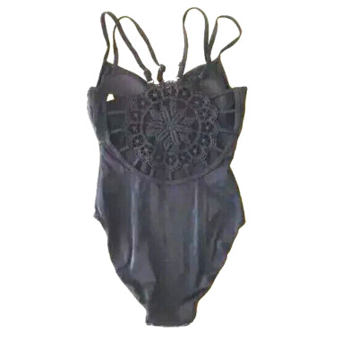 🔥 New Black Bathing Swimsuit 14 Shape FX Swim Sexy 1 PC Crocheted Back ...