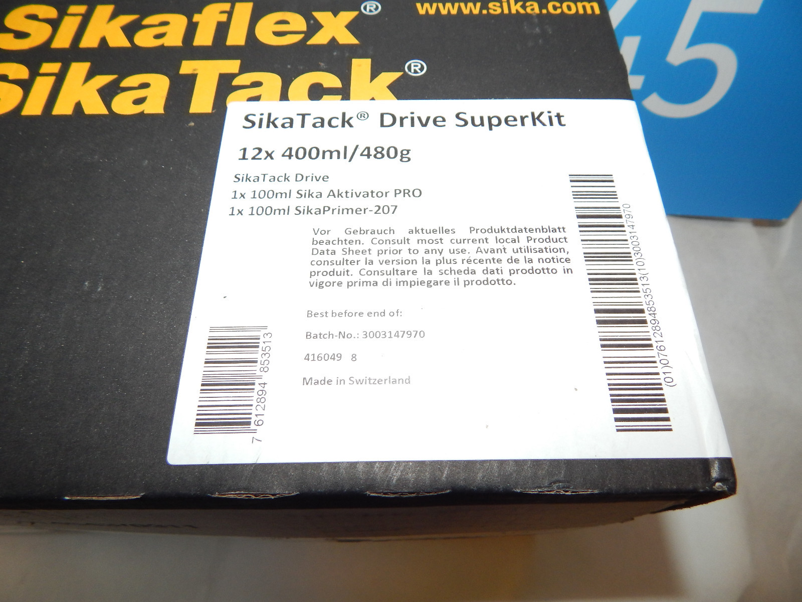 2 X SIKA TACK DRIVE 400ML WINDSCREEN GLUE - PRIMERLESS & NOZZLES | eBay