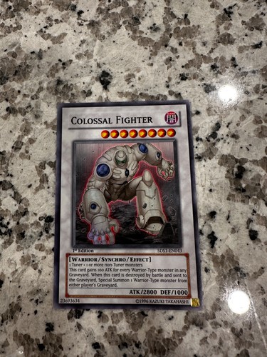 YuGioh Colossal Fighter 5DS1-EN043 (1st Ed.) NM Super Rare Card | eBay