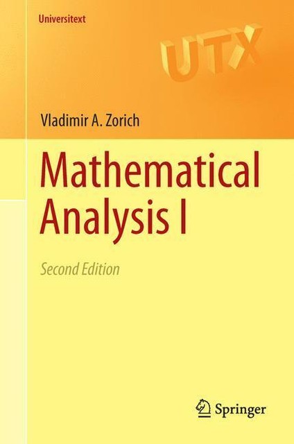 Mathematical Analysis I von V. A. Zorich (2016, Gebundene Ausgabe ...
