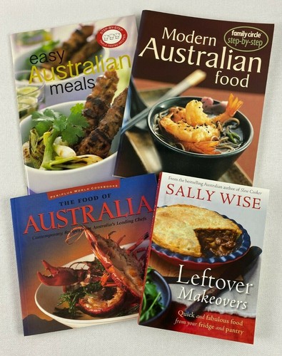 Collection Of 4 x Australian Cuisine Cookbooks - Sally Wise, Modern ...