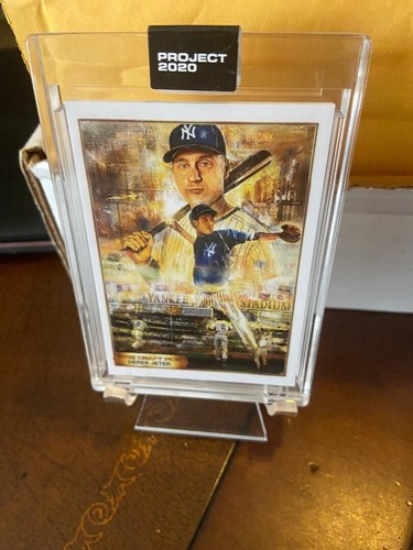 TOPPS PROJECT 2020 BASEBALL DEREK JETER 1993 TOPPS CARD # 82 BY ANDREW ...