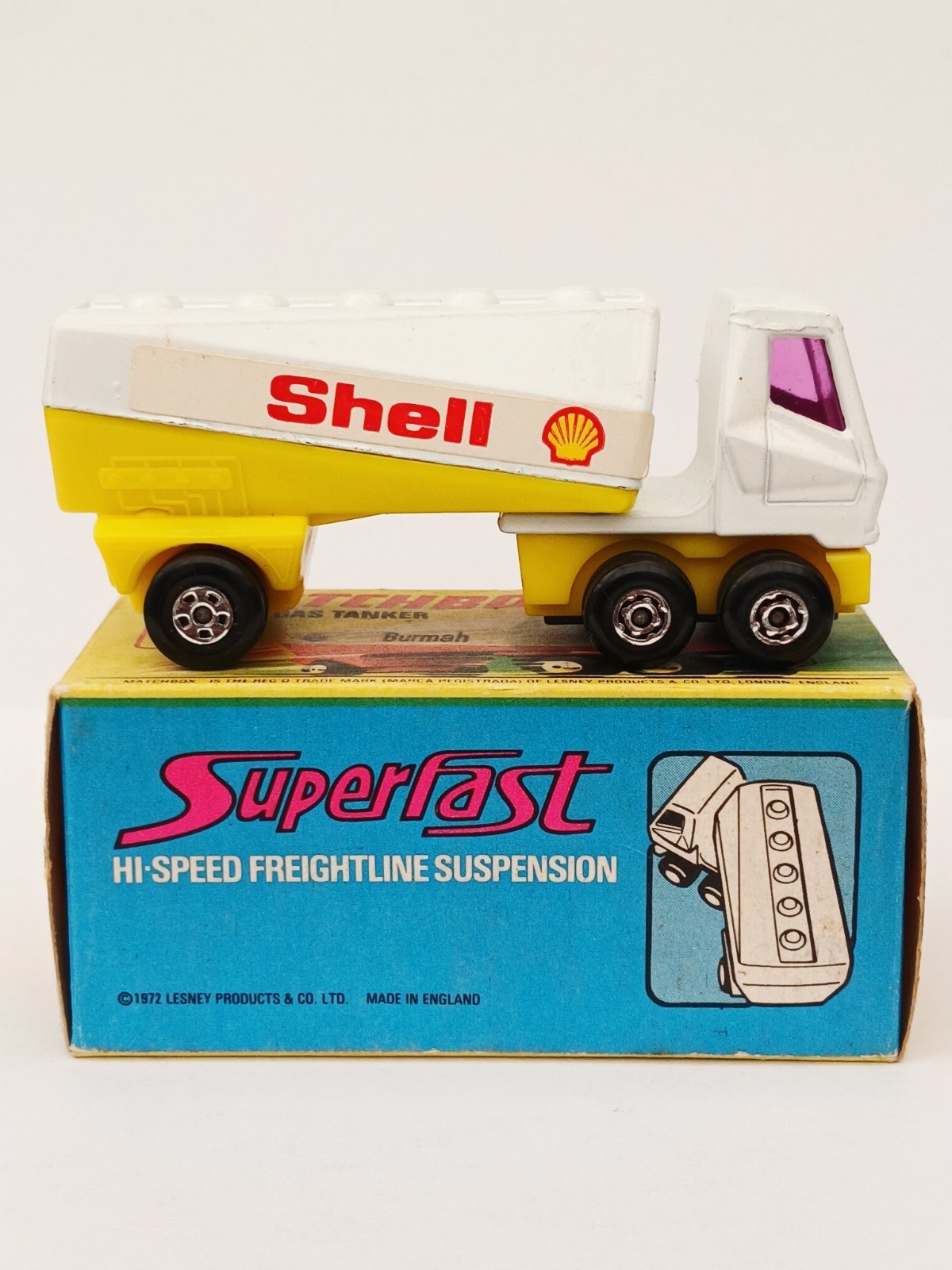 Matchbox Superfast No63 1973 Freeway Gas Tanker Shell, MINT IN MINT ...