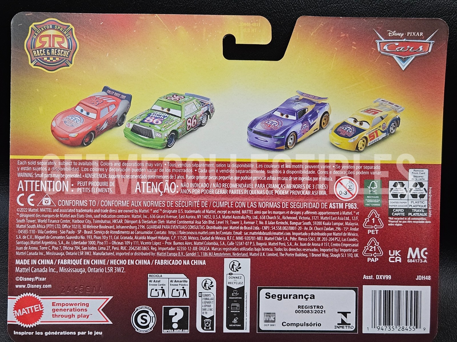 DISNEY PIXAR CARS RACE & RESCUE CRUZ RAMIREZ DANNY SWERVEZ 2026 2 PACK ...