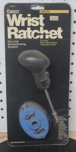 Vintage New Old Stock Easco Wrist Ratchet 91800C Very Rare In Factory ...
