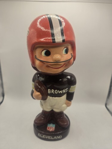 Gen Mint Original Vintage Cleveland Browns Type 1 NFL Nodder 1961-62 ...