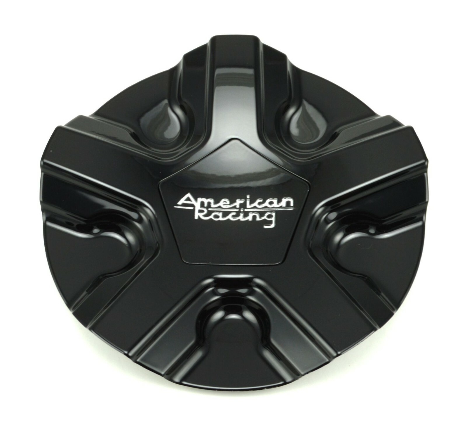 New American Racing Gloss Black 4/5/6 Lug Wheel Center Cap AR921 ...