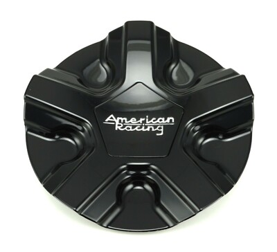 New American Racing Gloss Black 4/5/6 Lug Wheel Center Cap AR921 ...
