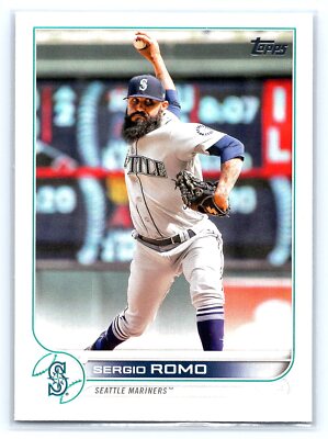 2022 Topps Update Baseball #US322 Sergio Romo Seattle Mariners | eBay