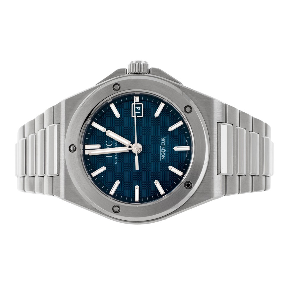 IWC Ingenieur Automatic 40 Stainless Steel Green Dial IW328903 Full Set ...