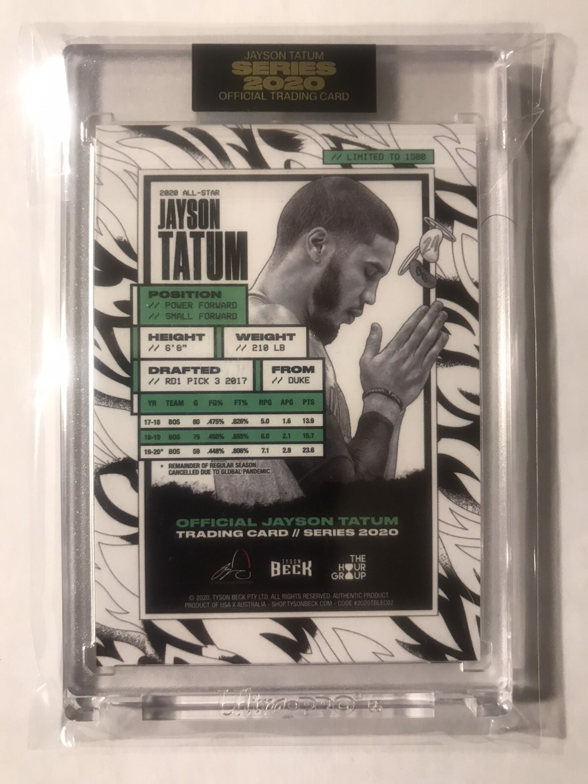 Tyson Beck Jayson Tatum Series 2020 Part 2 Limited Edition Collection ...