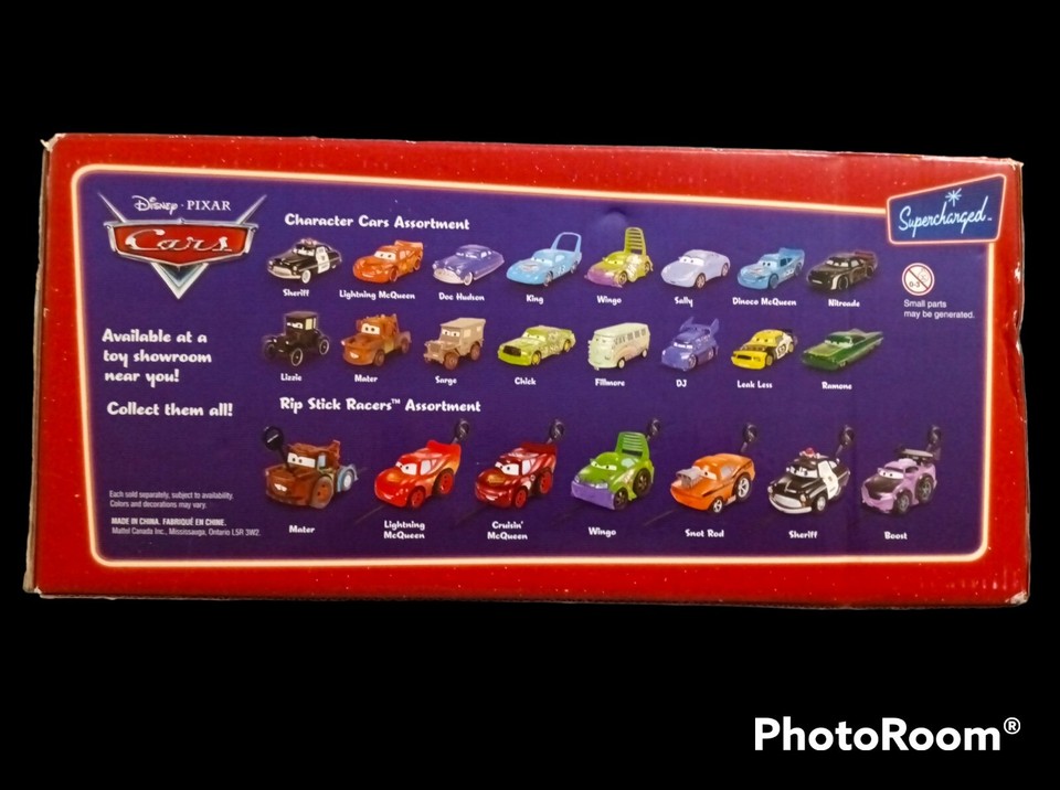 Disney Pixar CARS Mack Truck Transporter New w McQueen Chick Hicks Leak ...