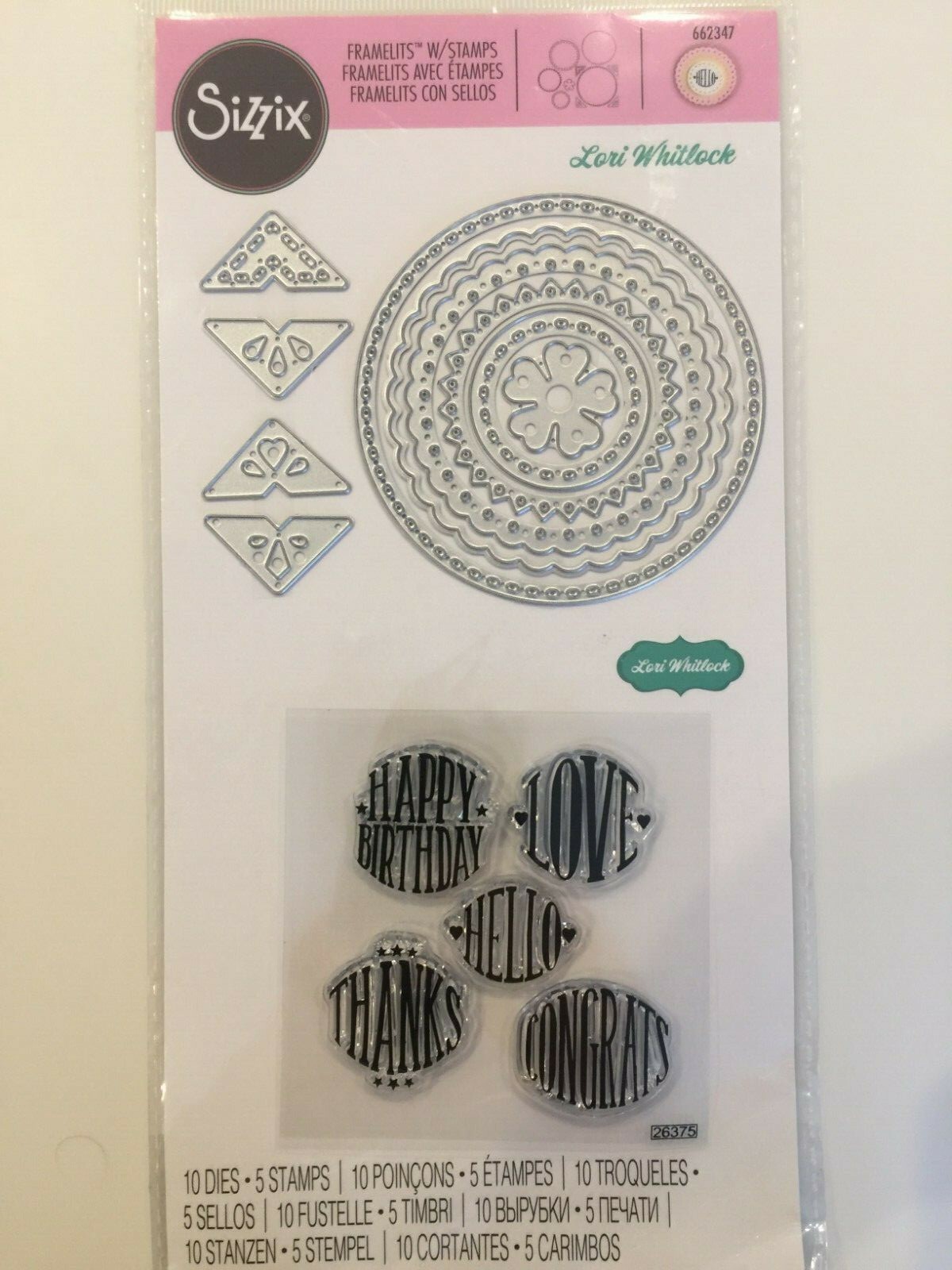 Sizzix Framelits Stamp & Die Set Pick 1 of 9 Stamps & Dies NEW | eBay