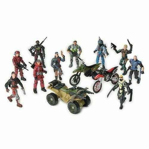 Special Forces Realistic Action Figures & Vehicle Deluxe Playset Ages 3 ...