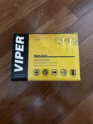 Viper 350 Plus 3105V Car Alarm Keyless Entry, Black 640265338304| eBay