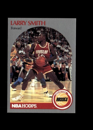 Larry Smith 1990-91 Hoops Basketball #128 Houston Rockets | eBay