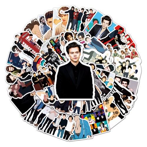 50X One Direction Band Members PNG Pack Stickers Harry Louis Liam Niall ...