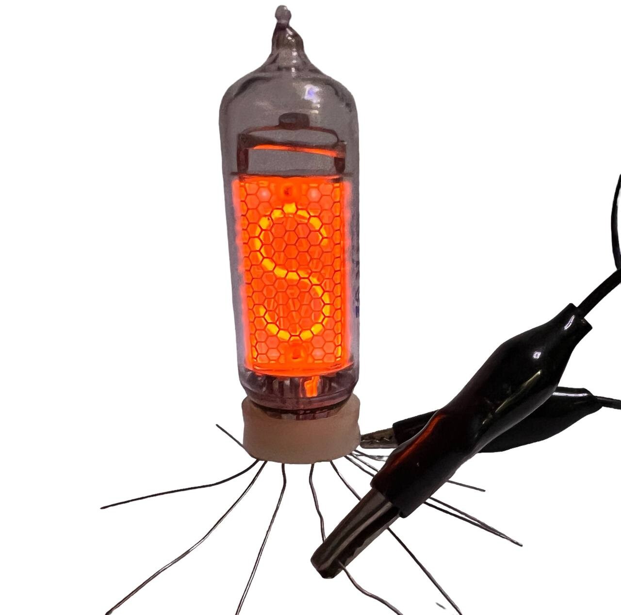 2x IN-19B "S, F, H, V,T, A, Hz, Ω" nixie tubes SYMBOL neon indicators ...