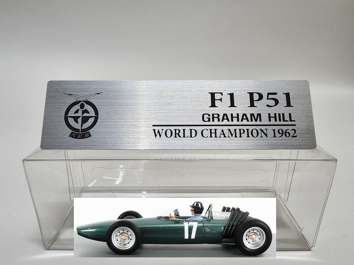 1/18 F1 World Champion Metal Name Plate Plaque for Minichamps cmc exoto ...