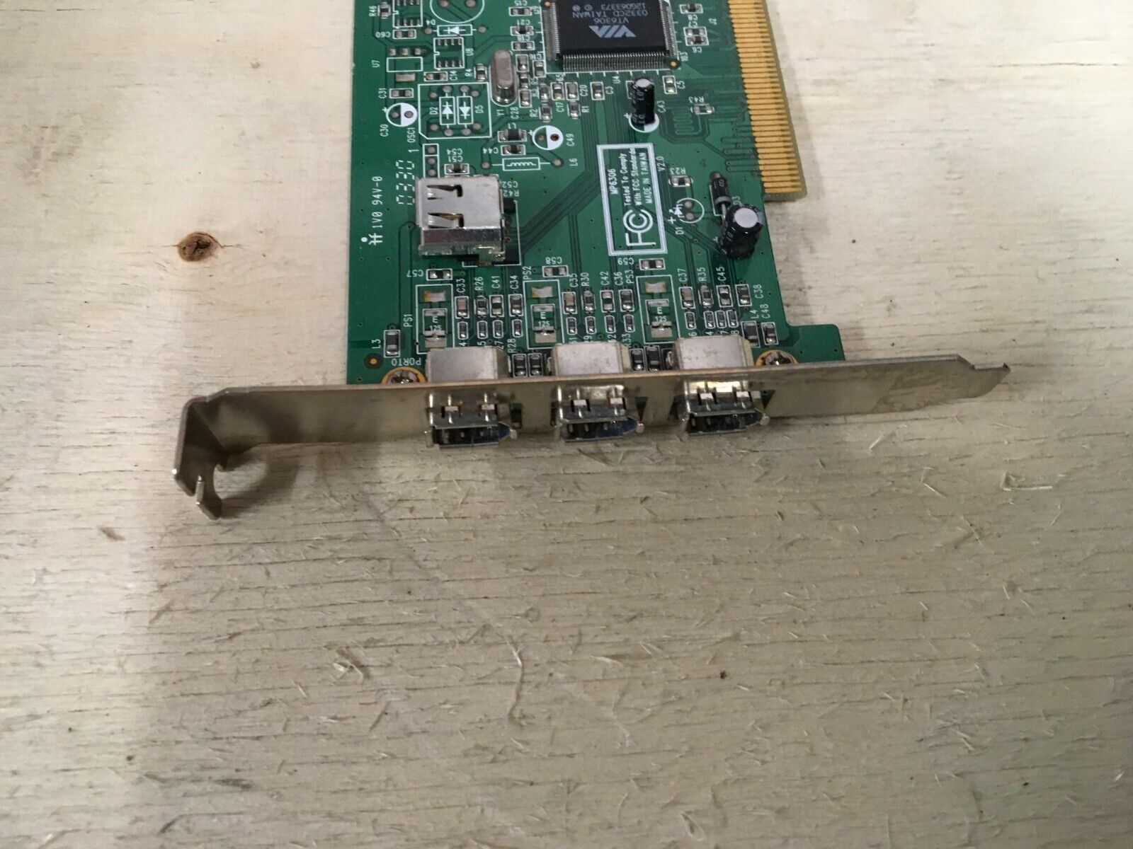PCI Firewire Card MP6306 Controller 3 Port External 1 Port Internal ...