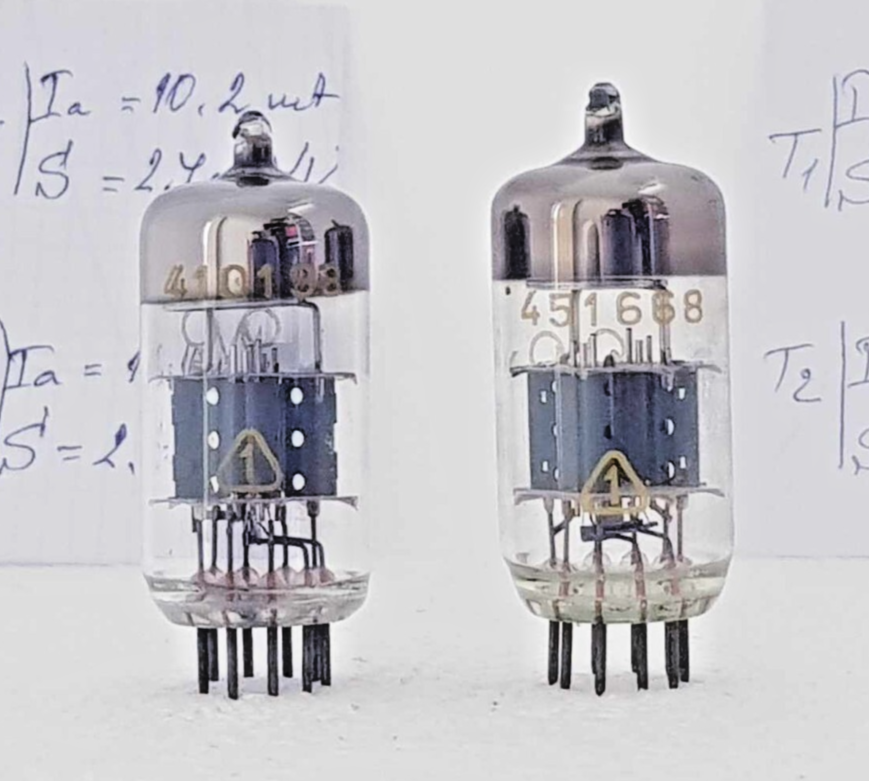 2 X ECC82 RFT TESTED PAIR O-Getter TUBE 12AU7 Double Triode NEW | eBay