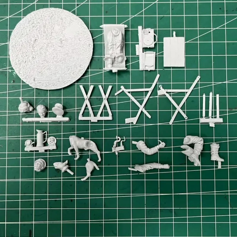 1/32 Scale 54mm Resin Figure Assembled Model Kit History Miniature Toy ...