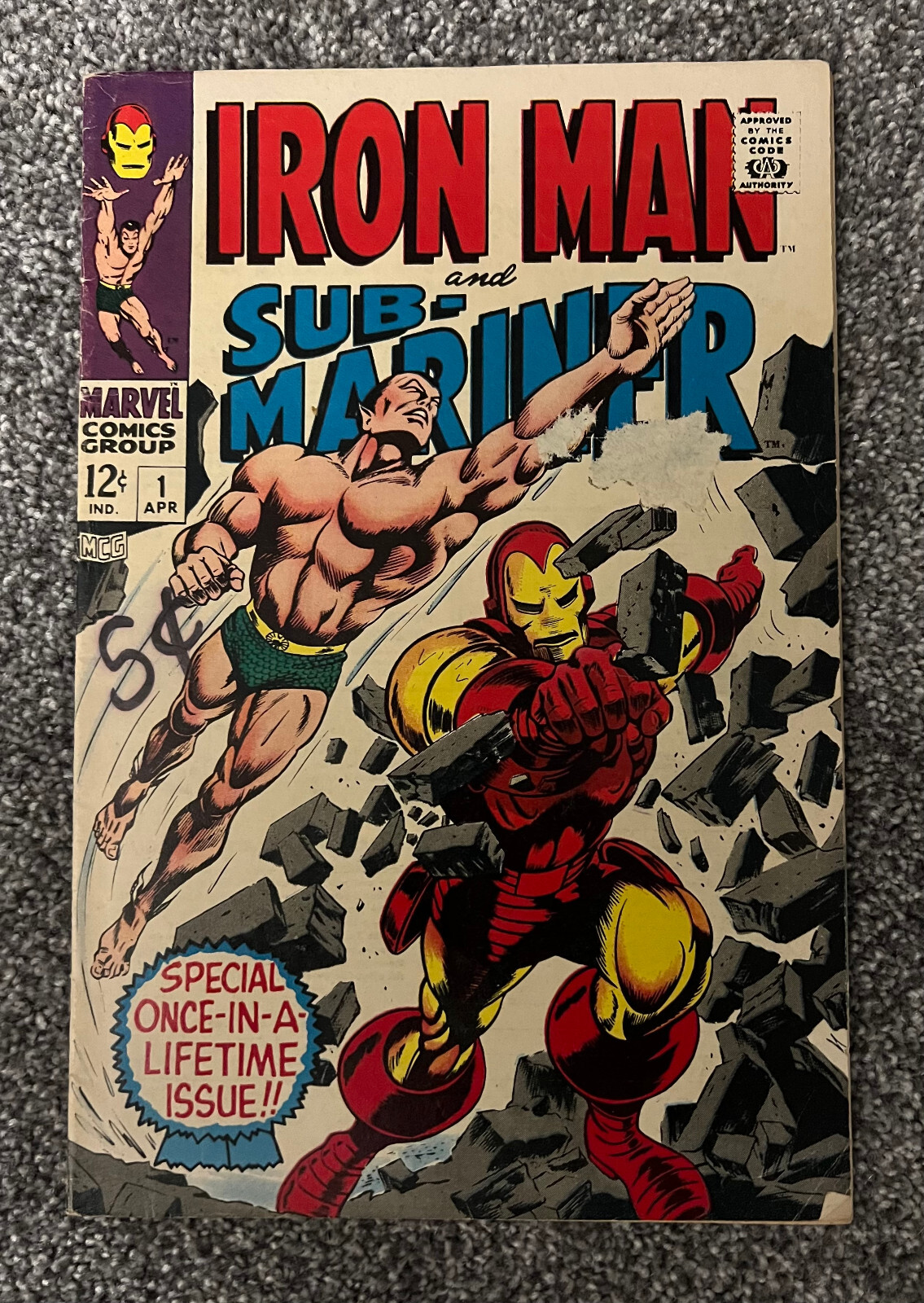 Iron Man and the Sub-mariner Issue #1 Marvel Comics 1968 | eBay