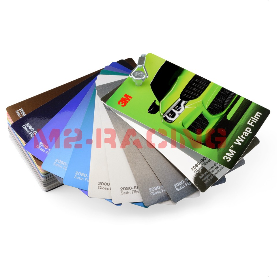3M 1080 2080 Sample Swatch Deck Book Wrap Vinyl Carbon Fiber Matte ...