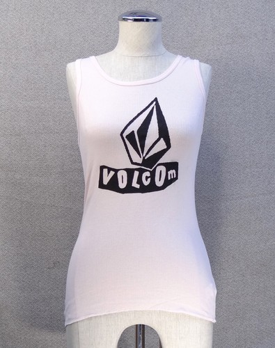 New Volcom Logo Pink Women's Summer Muscle Tank Top WTSH-53 | eBay