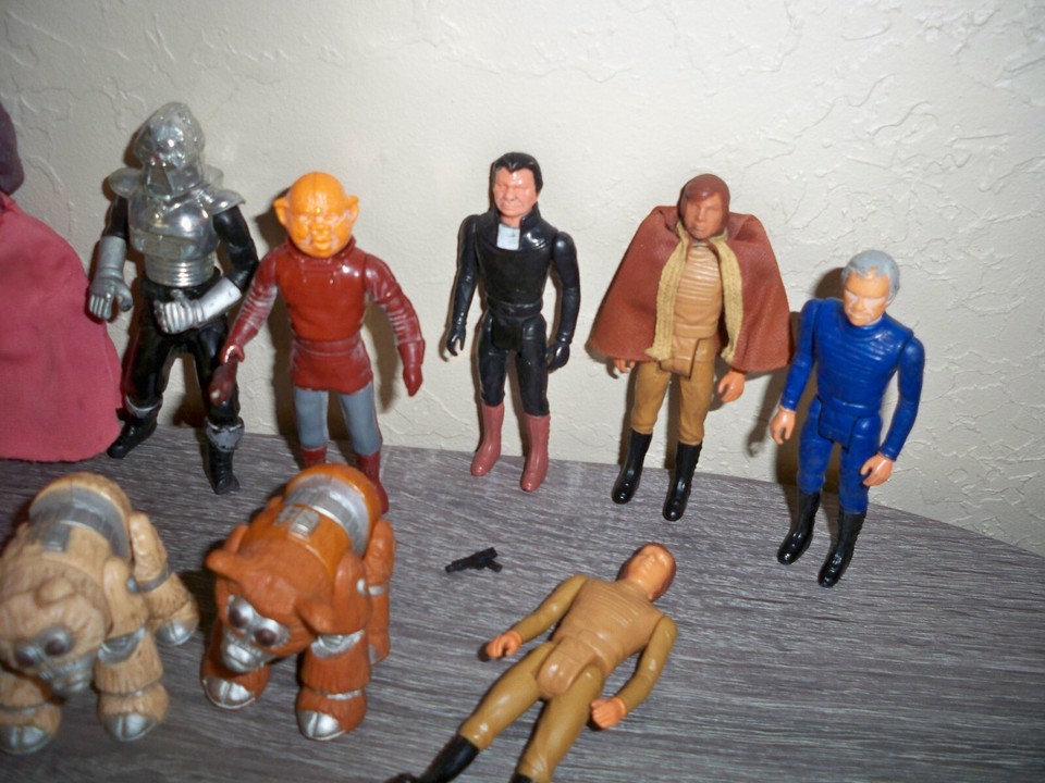 BATTLESTAR GALACTICA MATTEL SET OF FIGURES BORAY LUCIFER BALTAR ...