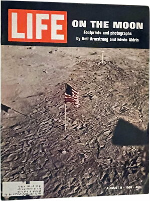 Life Magazine August 8, 1969 On the Moon Apollo Landing Neil Armstrong ...