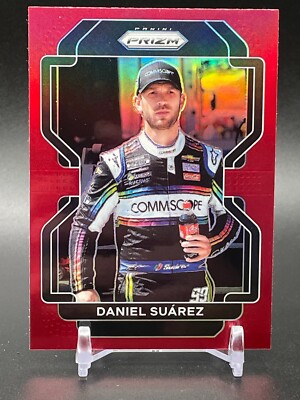 2022 Panini Prizm Racing Daniel Suarez Red Prizm Card #58 | eBay