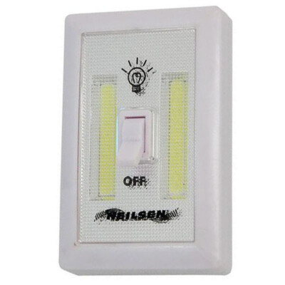 LED Wall Switch Light Wireless Closet Cupboard Night Light req ...