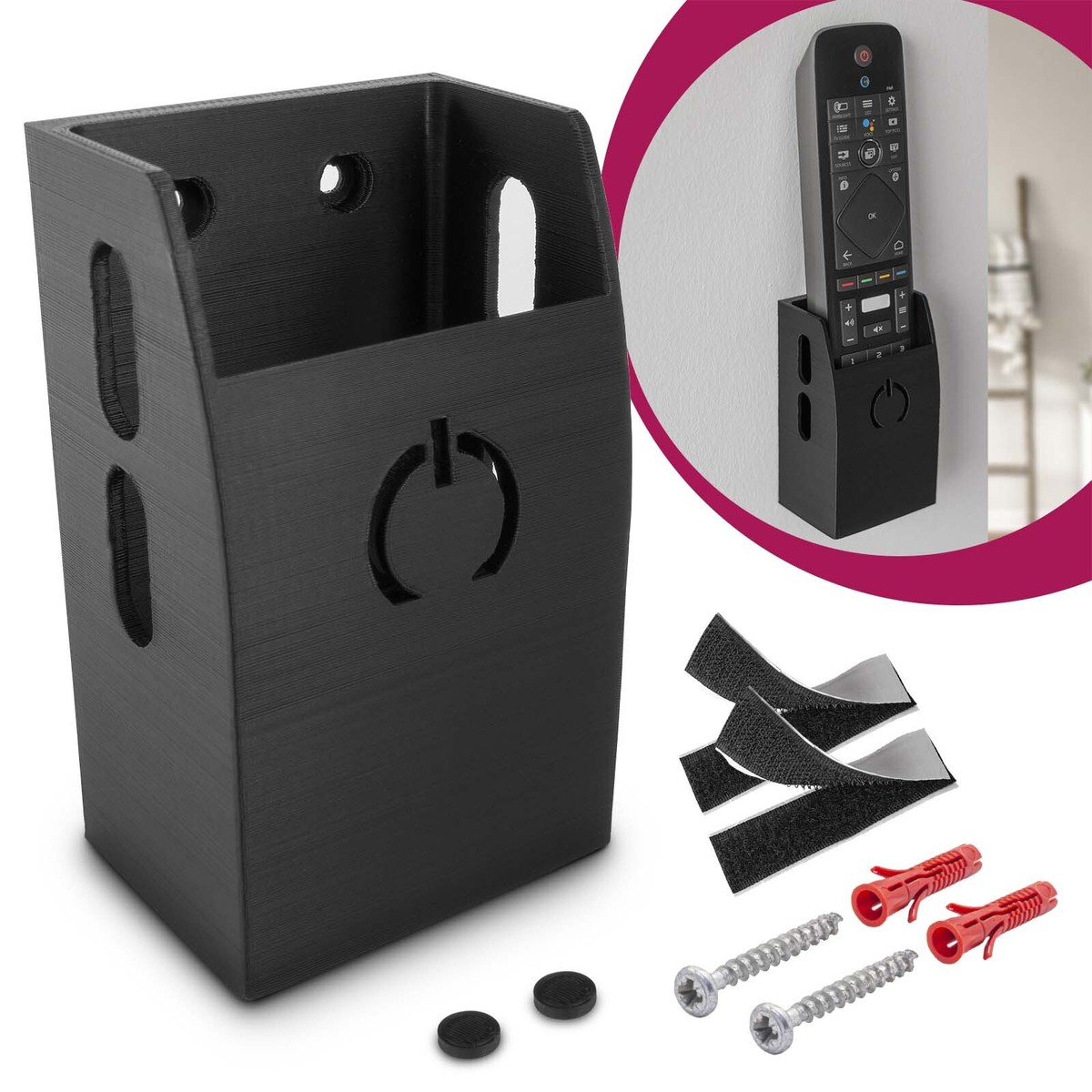 Wall Mount Remote Control Holder Wall Mounted Tv Dvd Air