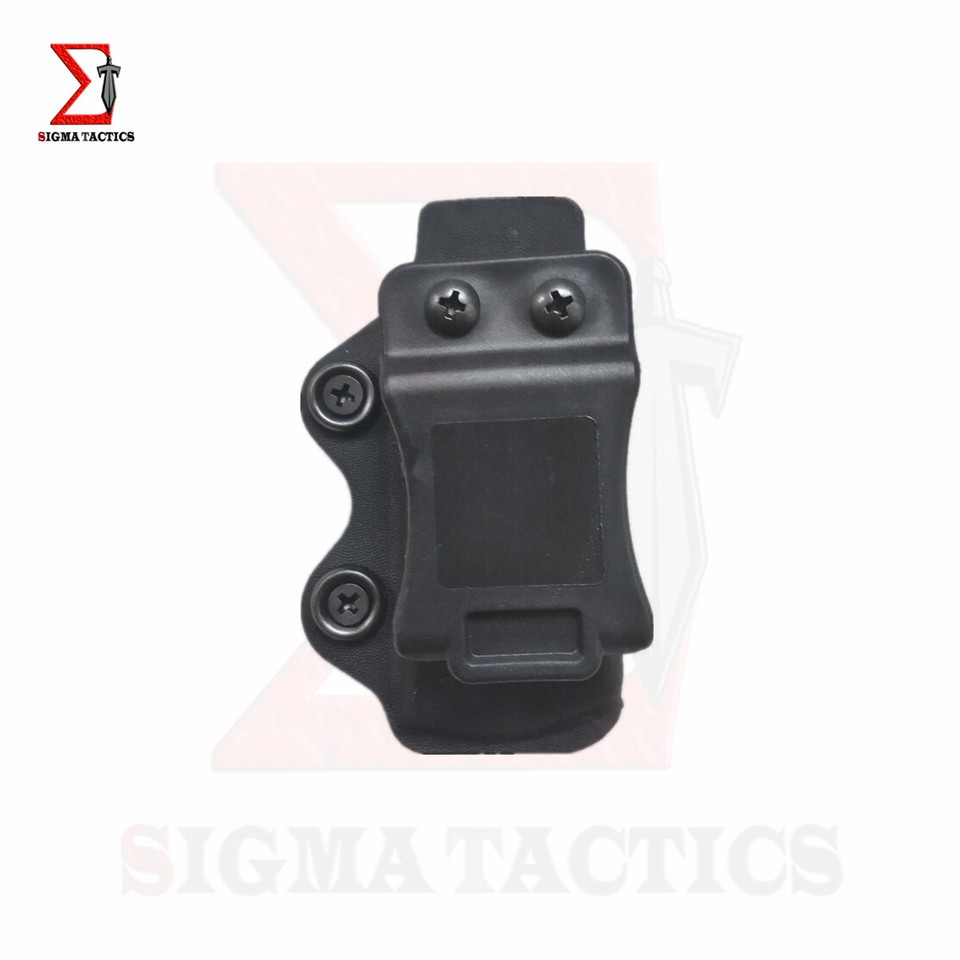 Tactical IWB/OWB Kydex Magazine Pouch Mag Holster Fo Glock 17/19/26/27 ...