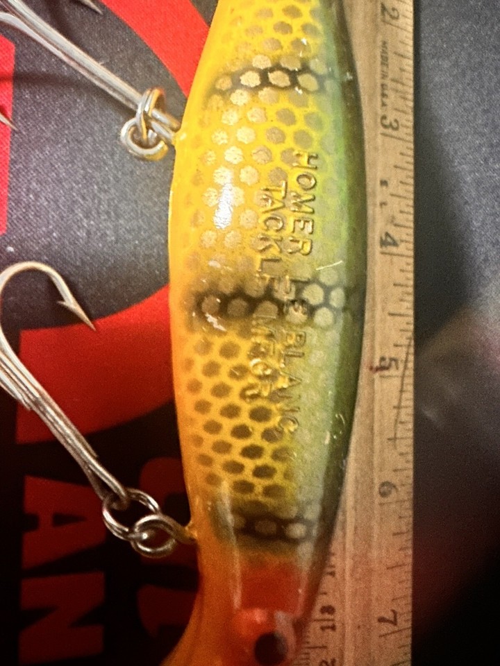 Vintage Homer Le Blanc (USED) Swim Whizz Pike Scale Fishing Lure 8 ...