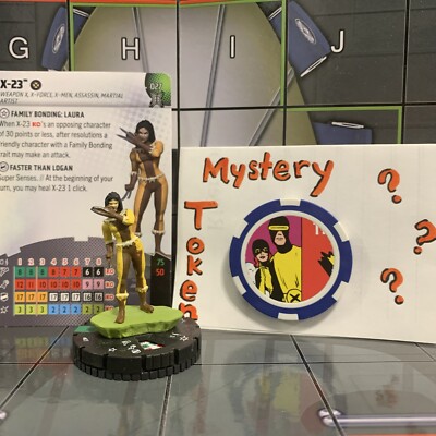Heroclix X-23 027 DPWX Uncommon w/ Mystery Action Token | eBay