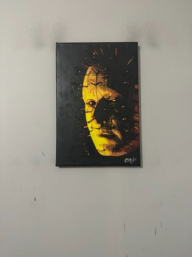 Pinhead Hellraiser Movie Art 12" X 18" Pop Art Painting by Chris ...