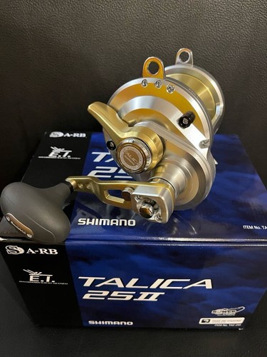 Shimano Reel 18 TALICA 25II Compact & Lever Drag Fishing 2-speed Lever ...